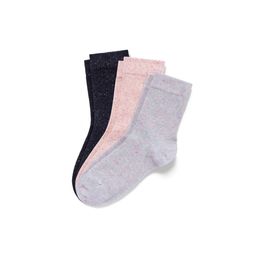 Tchibo - 3 Paar Socken mit Effektgarn - Damen - Gr. 35-38 - wei&szlig;