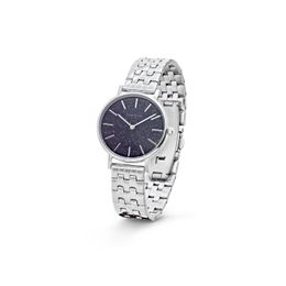 Tchibo - Edelstahl-Armbanduhr - silber