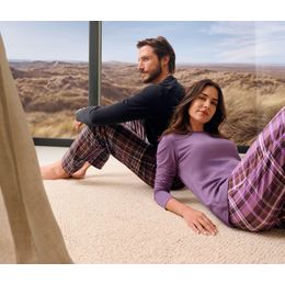 Tchibo - Pyjama - Damen - Gr. S - dunkellila