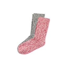 Tchibo - 2 Paar Stricksocken - Damen - Gr. 35-38 - wei&szlig;