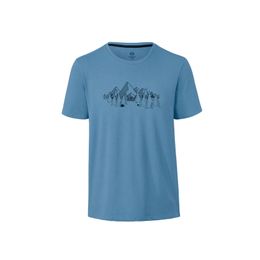 Tchibo - Funktionsshirt - Herren - Gr. L - blau/print
