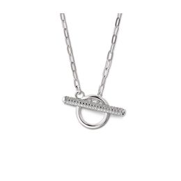 Tchibo - 925 Silber Kette Sparkling T-Bar - silber