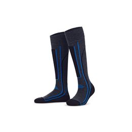 Tchibo - Thermo-Skisocken mit Wolle - Unisex - Gr. 39-42 - schwarz