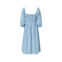 Tchibo - Jerseykleid mit Puff&auml;rmeln - Damen - Gr. XL - hellblau