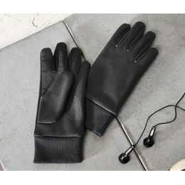 Tchibo - Kinder-Windprotection-Thermohandschuhe - Kinder - Gr. 134/140 - schwarz