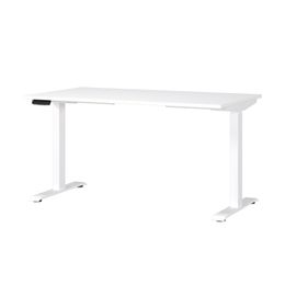 Tchibo - Elektrisch höhenverstellbarer Schreibtisch »Kopenhagen« - 140x80x120cm - weiß - Holz