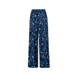 Tchibo - Palazzohose - Damen - Gr. M - dunkelblau/print