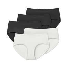 Tchibo - 5 Magic-Cut-Pantys - Damen - Gr. M - schwarz