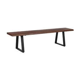 Eglo Bank akazie dunkel - 180x40x46cm - dunkelbraun - Akazienholz / Metall
