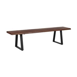 Eglo Bank akazie dunkel - 180x40x46cm - dunkelbraun - Akazienholz / Metall