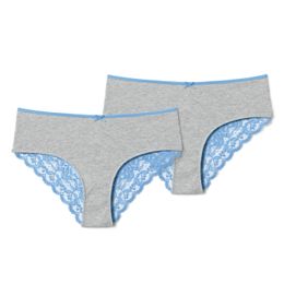 Tchibo - 2 Brazilslips - Damen - Gr. XS - blau