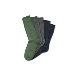 Tchibo - 5 Paar Socken - Herren - Gr. 44-46 - dunkelgrau