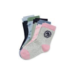Tchibo - 5 Paar Socken - M&auml;dchen - Gr. 27-30 - mehrfarbig