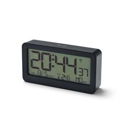 Tchibo - Digitaler LCD-Funkwecker - schwarz