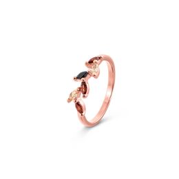Tchibo - 925 Silber Ring Olivenzweig - Damen - Gr. 19 - beige