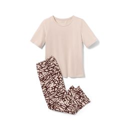 Tchibo - Pyjama - Damen - Gr. S - creme