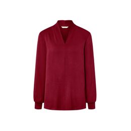 Tchibo - Langarmshirt mit V-Ausschnitt - Damen - Gr. XXL - bordeaux