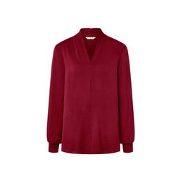 Tchibo - Langarmshirt mit V-Ausschnitt - Damen - Gr. XXL - bordeaux