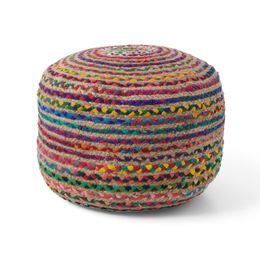 Tchibo - Sitzpouf aus Jute - mehrfarbig