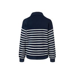 Tchibo - Strickpullover mit Kragen - Damen - Gr. S - wei&szlig;/gestreift