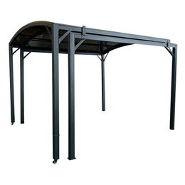 Leco Pergola - 300x300x237cm - anthrazit - Stahl / Aluminium / Polycarbonat