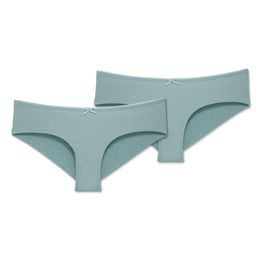 Tchibo - 2 Brazilslips - Damen - Gr. XS - mintgrün
