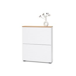 Tchibo - Schuhkipper mit 2 Fächern - 70x20x81,5cm - braun - Holz / Holz