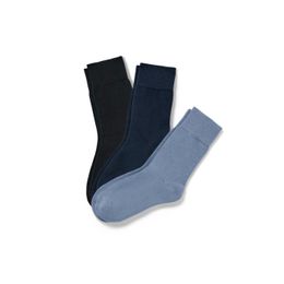 Tchibo - 3 Paar Socken - Damen - Gr. 35-38 - schwarz