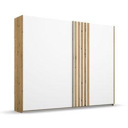 Rauch Schwebetürenschrank »Mosbach« - 226x62x210cm - weiß - Holz / Holz