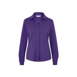 Tchibo - Blusenshirt mit Knopfleiste - Damen - Gr. S - lila