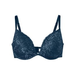 Tchibo - Push-up-BH mit Spitze - Damen - Gr. 85A - dunkelblau