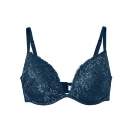 Tchibo - Push-up-BH mit Spitze - Damen - Gr. 75B - dunkelblau