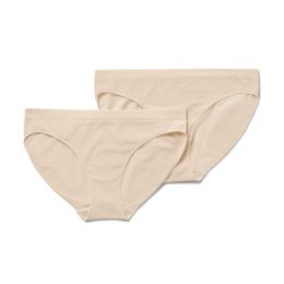 Tchibo - 2 Seamless-Slips - Damen - Gr. L - creme