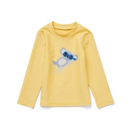 Tchibo - Kinder-Shirt mit UV-Schutzfaktor 80 - Herren - Gr. 122/128 - gelb/print
