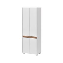 Tchibo - Hochschrank &raquo;Cosmo&laquo; - 57x33x164,5cm - braun - Holz / Metall / Kunststoff
