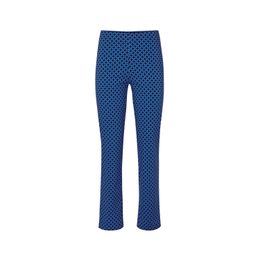 Tchibo - Bedruckte Stretchhose - Damen - Gr. 46 - dunkelblau/print