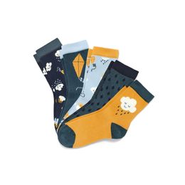 Tchibo - 5 Kinder-Socken - Baby - Gr. 23-26 - dunkelblau