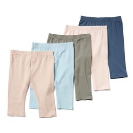 Tchibo - 5 Kinder-3/4-Leggings - Kinder - Gr. 110/116 - hellblau