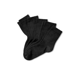 Tchibo - 5 Paar Socken - Damen - Gr. 39-42 - schwarz