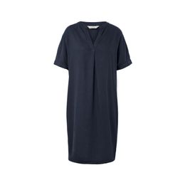 Tchibo - Leinenkleid - Damen - Gr. 46 - dunkelblau