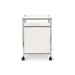 Tchibo - Rollcontainer Metall &raquo;Cn3&laquo; mit Klappe - 40x40x58cm - chrom - Stahl / Aluminium / Kunststoff