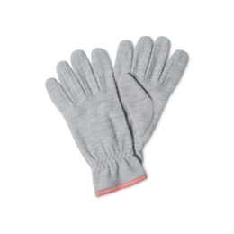 Tchibo - Fleece-Handschuhe - Damen - Gr. 6,5 - hellgrau