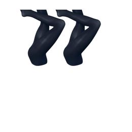 Tchibo - 2 Paar blickdichte Strumpfhosen - Damen - Gr. XL - dunkelblau