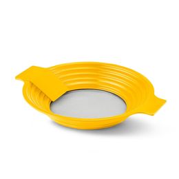 Tchibo - 2-in-1: Mehl- und Passiersieb - gelb