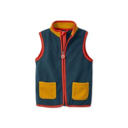 Tchibo - Fleeceweste aus recyceltem Material - Herren - Gr. 110/116 - dunkelblau