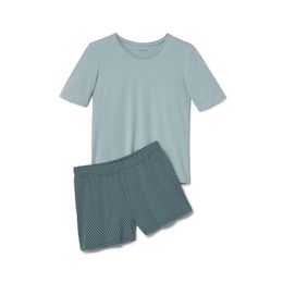 Tchibo - Shorty-Pyjama - Damen - Gr. XL - petrol