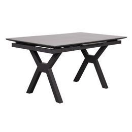 DeVries Ausziehtisch 160/210 - 160x77x90cm - anthrazit - Aluminium / Edelstahl