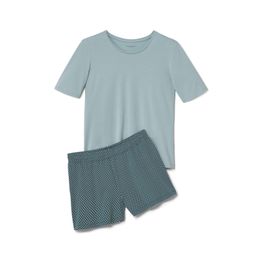 Tchibo - Shorty-Pyjama - Damen - Gr. XL - petrol