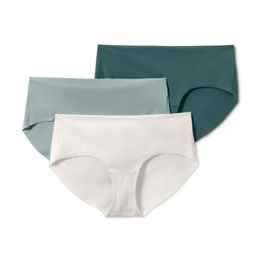 Tchibo - 3 Magic-Cut-Pantys - Damen - Gr. M - petrol