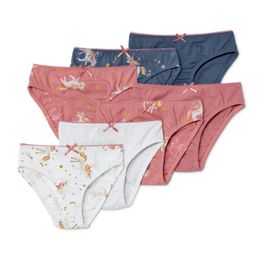 Tchibo - 7 M&auml;dchen-Slips - M&auml;dchen - Gr. 122/128 - blau